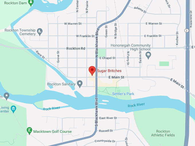 Sugar Britches 10 Map