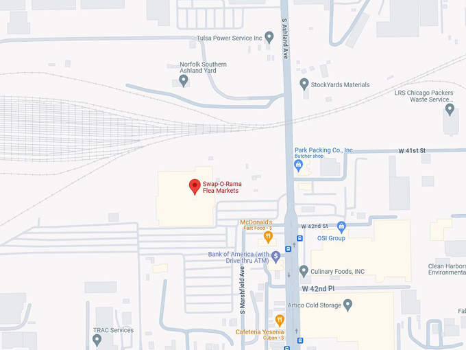 Swap-O-Rama Flea Market 10 map