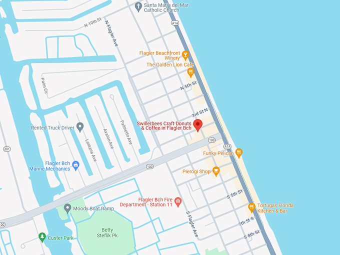 Swillerbees Craft Donuts 10 Map