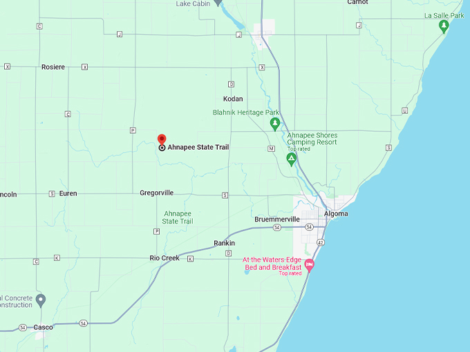 The Ahnapee State Trail 10 Map