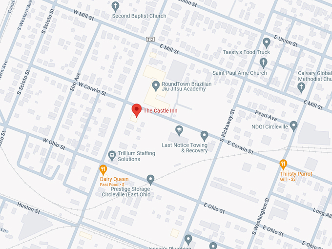 The Castle Inn 10 Map