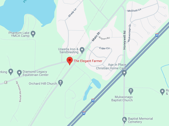 The Elegant Farmer 10 Map