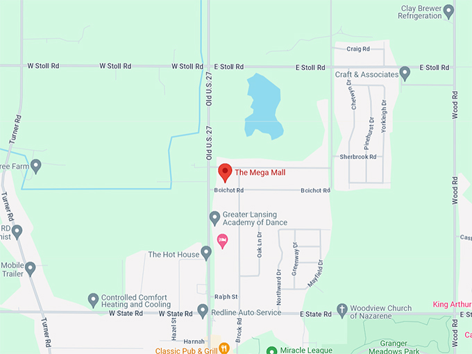 The Mega Mall 10 Map
