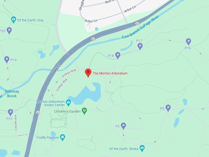 The Morton Arboretum 10 Map