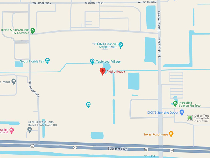 The Riddle House 10 map