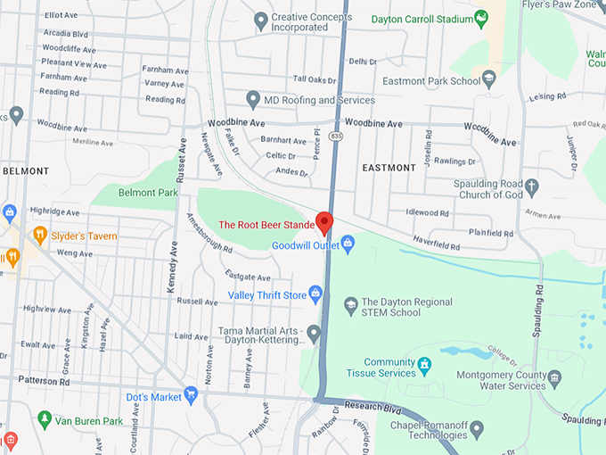 The Root Beer Stande 10 Map