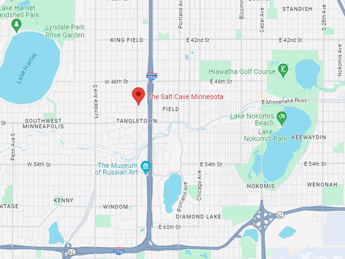 the salt cave minnesota 10 map