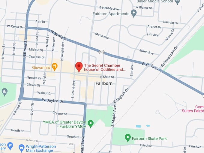 The Secret Chamber 10 Map