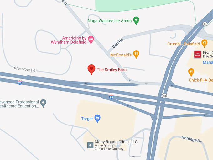 The Smiley Barn 10 Map