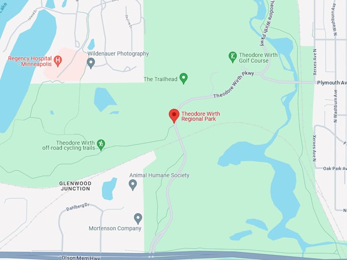 Theodore Wirth Wildflower Trail 10 Map