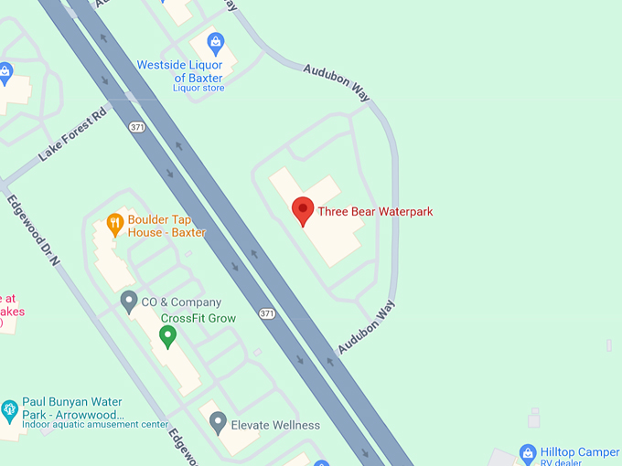 Three Bear Waterpark 10 Map