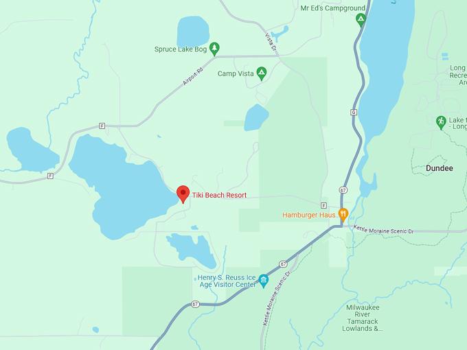 Tiki Beach Resort 10 Map