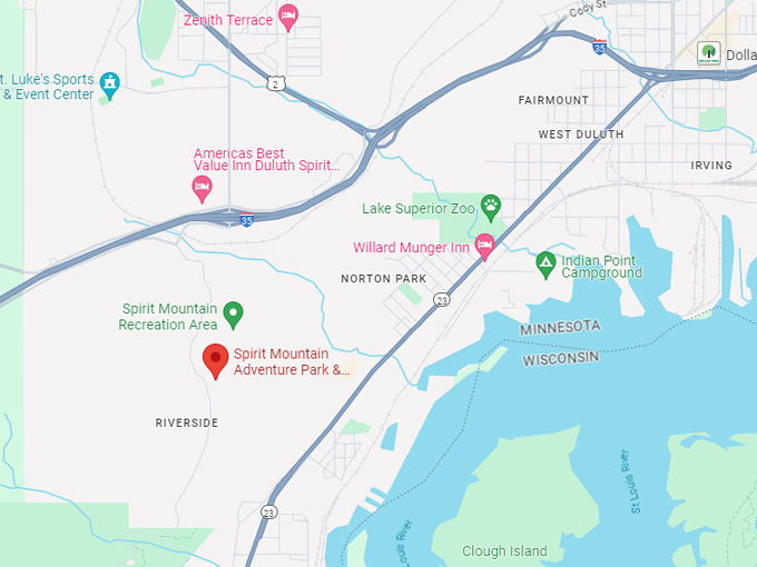 timber twister alpine coaster 10 map