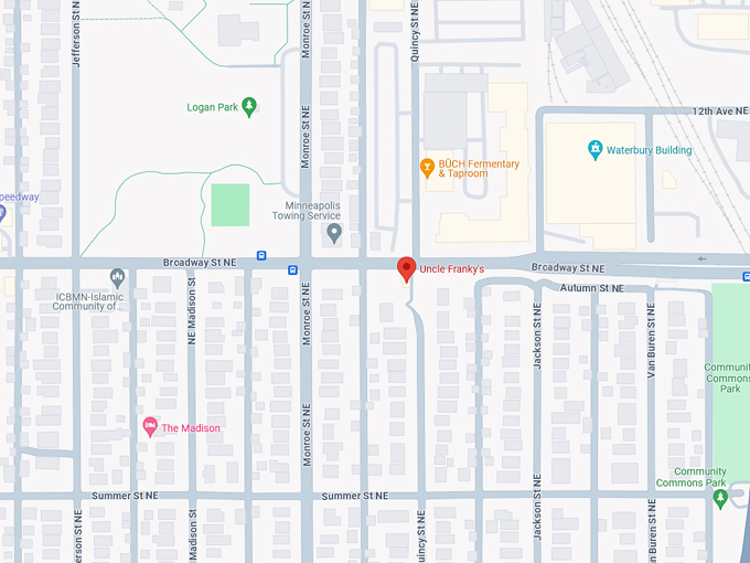 Uncle Franky's 10 map