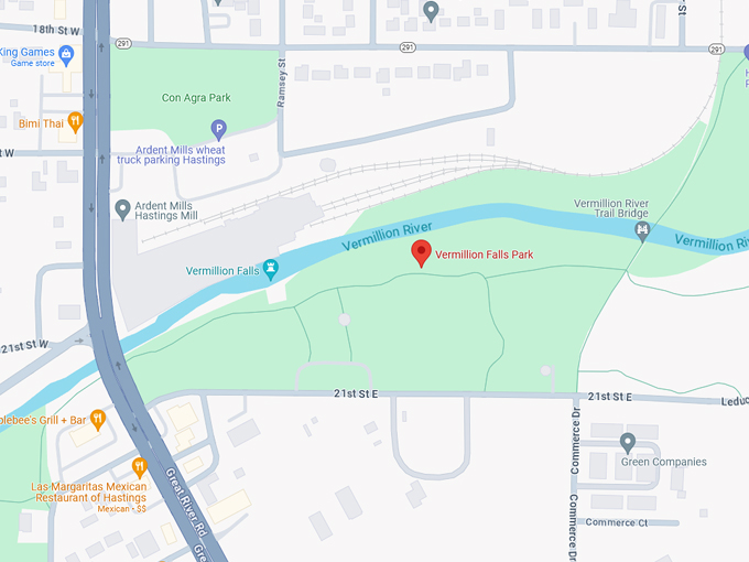 Vermillion Falls Park 10 Map