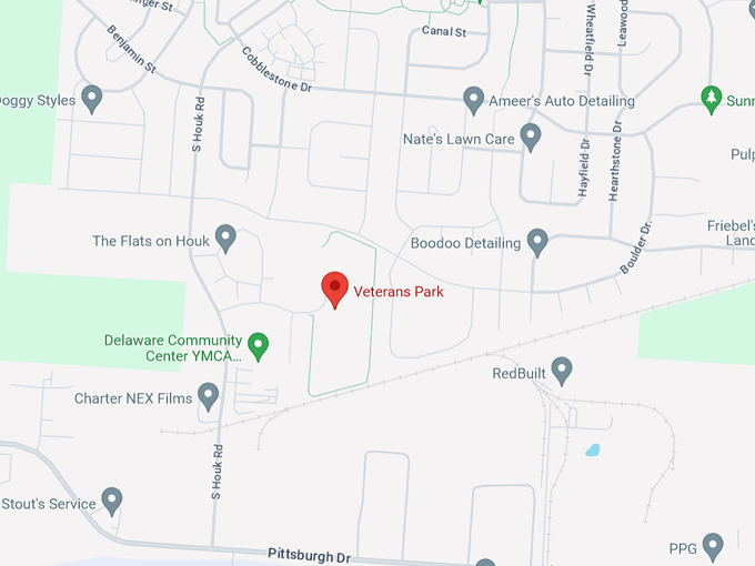 Veterans Park 10 Map