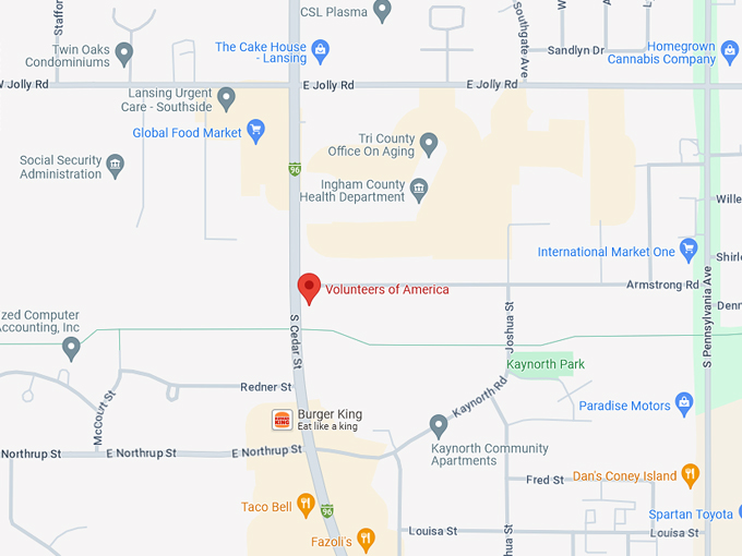 Volunteers of America Thrift Store 10 Map