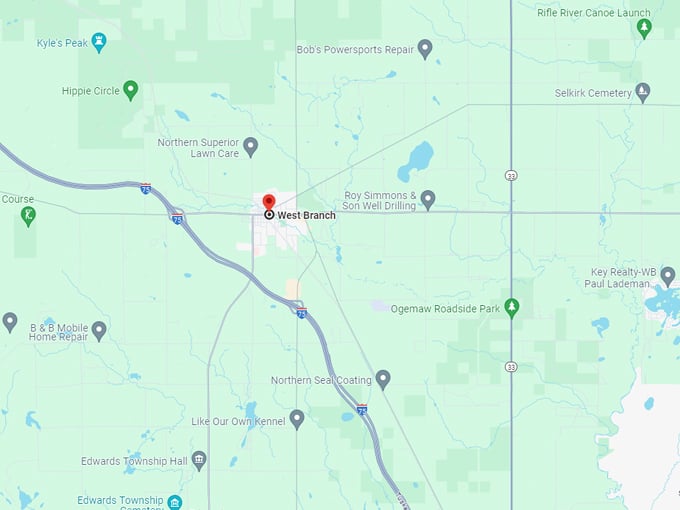 west branch 10 map