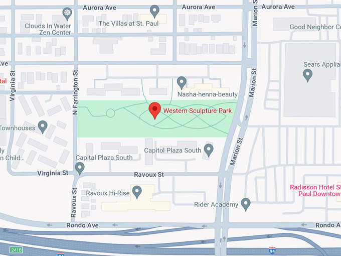 Western Sculpture Park 10 Map