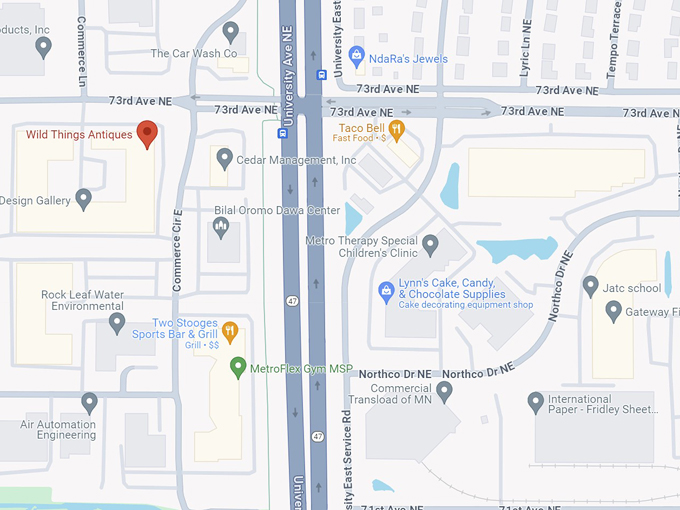 wild things antiques 10 map