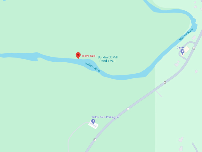 Willow Falls Hill Trail 10 Map