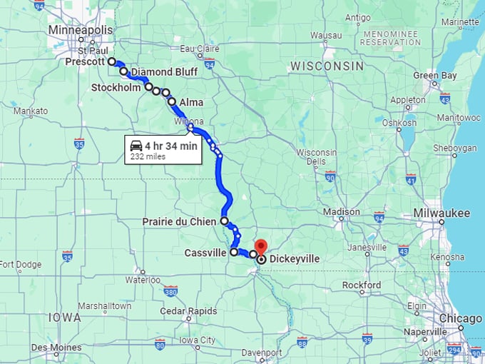 wisconsin great river road 10 map