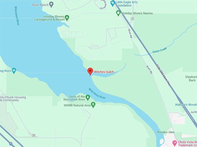 Witches Gulch 10 Map
