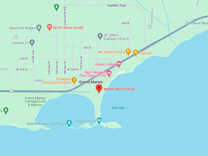 World’s Best Donuts 10 Map