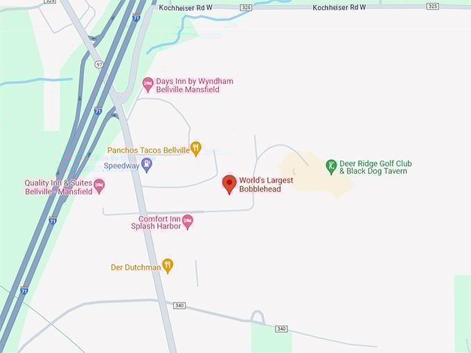 World's Largest Bobblehead 10 Map