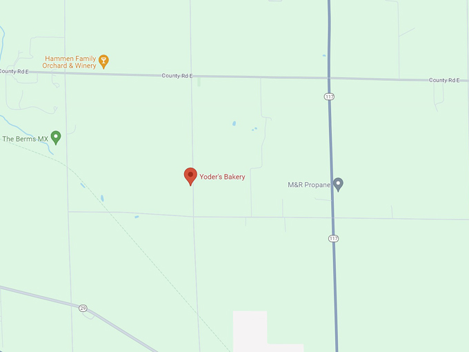 Yoder&rsquo;s Bakery 10 map