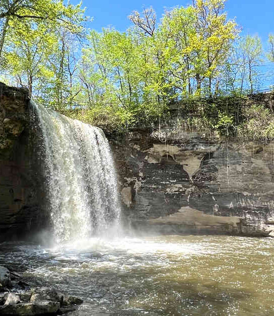 breathtaking waterfall minnesota ftr