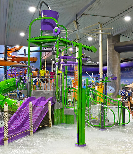 comic themed waterpark wisconsin ftr