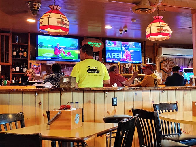 The regulars' table &ndash; where local wisdom is dispensed freely, sports are debated passionately, and newcomers are welcomed warmly.