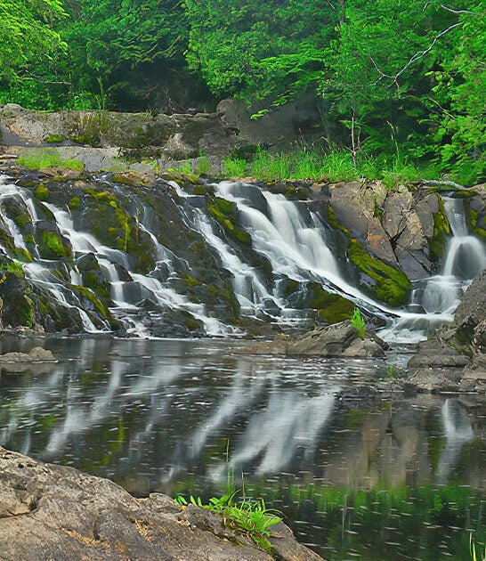 enchanting picturesque waterfall wisconsin ftr
