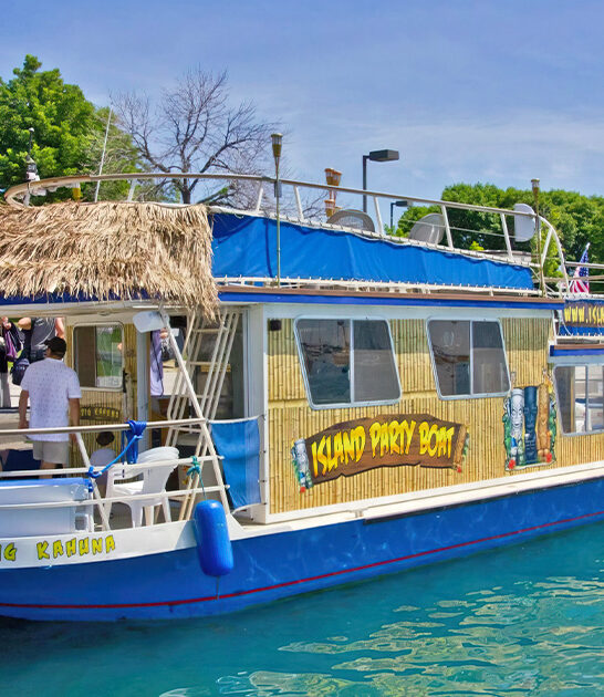 floating tiki bar illinois ftr