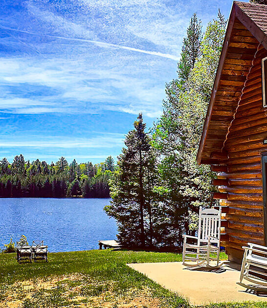 lakeside log cabin michigan ftr