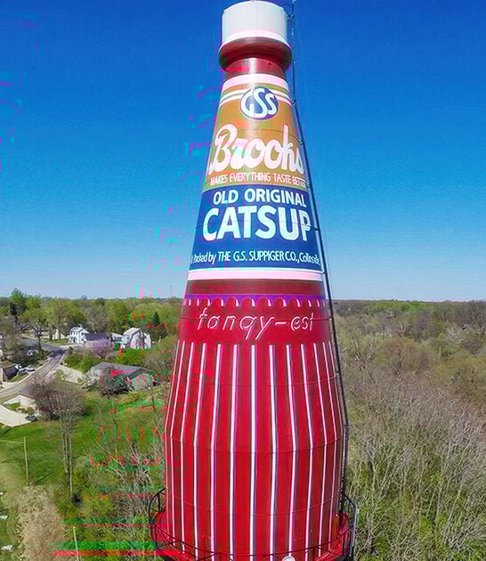largest catsup bottle illinois ftr