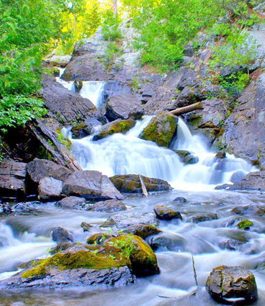 picturesque hidden waterfall wisconsin ftr