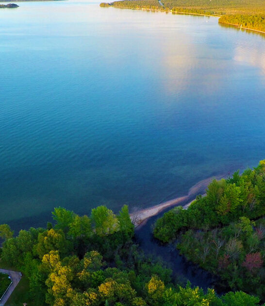 picturesque lakeside campground michigan ftr