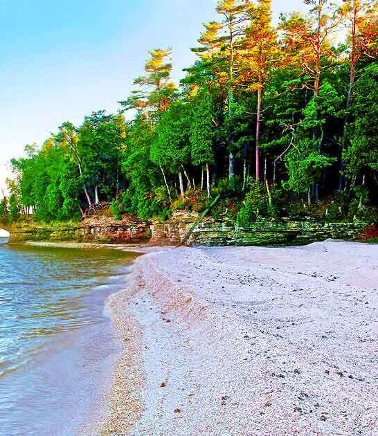 postcard worthy beach wisconsin ftr