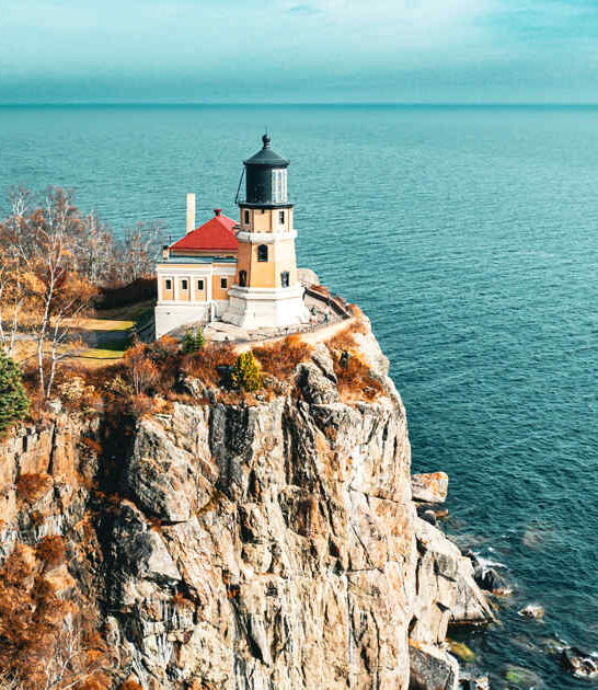 postcard worthy lighthouse minnesota ftr