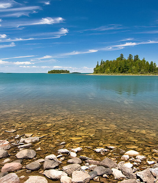 stunning lake island michigan ftr