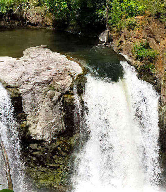 stunning secret waterfall minnesota ftr