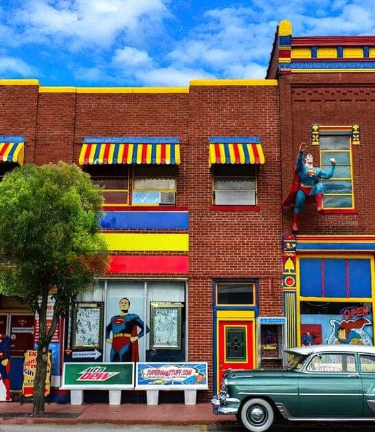 superman themed museum illinois ftr