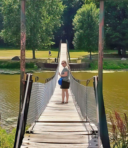 swinging bridge in michigan ftr