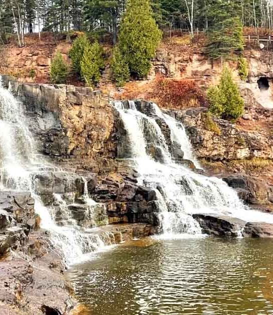 trail gorgeous waterfall minnesota ftr