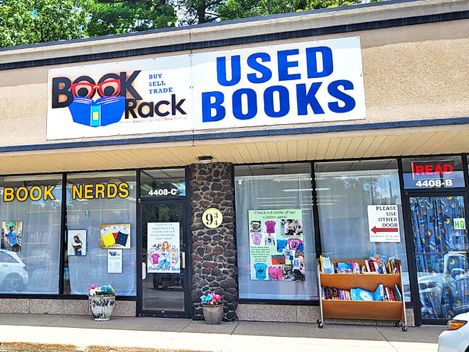 The unassuming storefront hides a literary universe within &ndash; like finding Narnia in a strip mall.