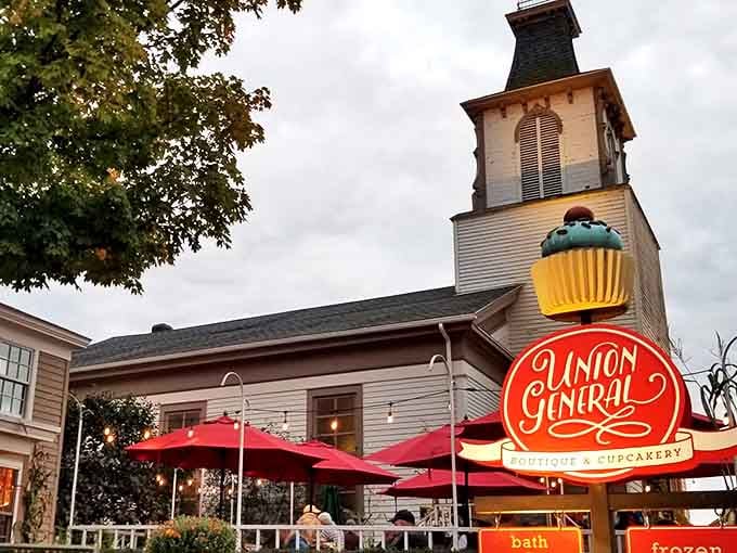 The steeple still reaches skyward, but these days it's calling worshippers of a different kind – those who bow their heads over plates of heavenly comfort food.