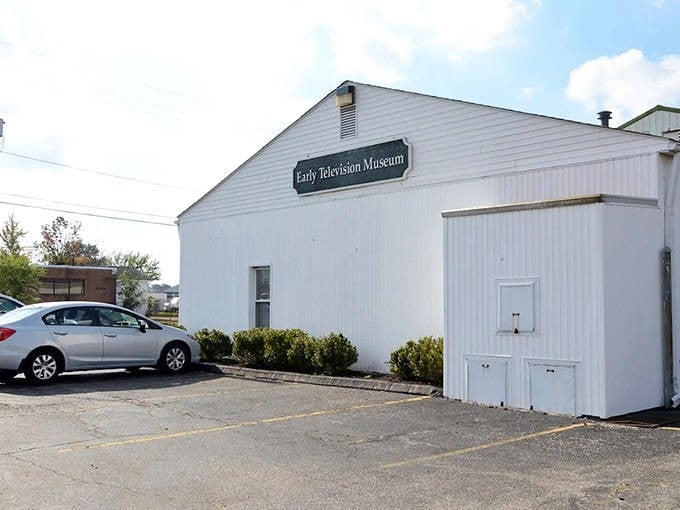 The unassuming exterior of the Early Television Museum in Hilliard, Ohio &ndash; like finding a technological Narnia inside a plain white wardrobe.