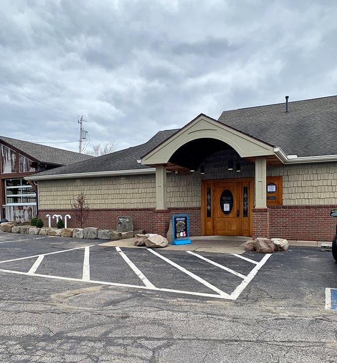 Exterior: The unassuming brick-and-shingle exterior of Whitey's hides culinary treasures that have locals lining up and out-of-towners making special trips.